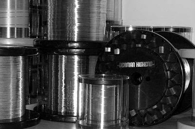 Silberdraht, Solidcore Silberleiter, grobkristallines und ...